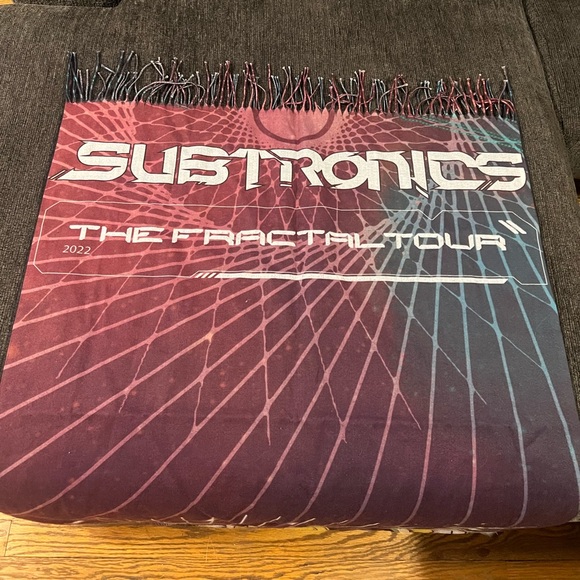 subtronics | Accessories | Rare Edm Subtronics Fractals Tour Pashmina ...